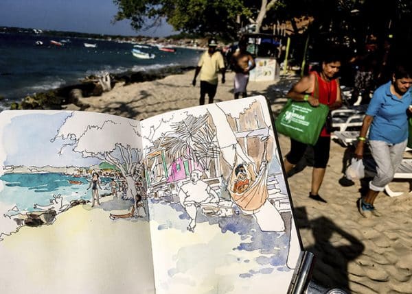 Acompte Stage Carnet de voyage-mexique-2024 - Atelier de la Salamandre