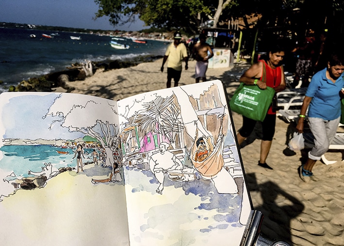 Acompte Stage Carnet de voyage-mexique-2024 - Atelier de la Salamandre