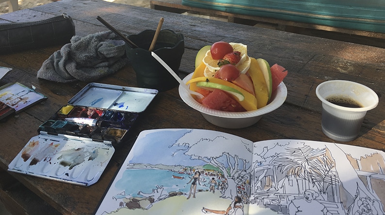 Acompte Stage Carnet de voyage-mexique-2024 - Atelier de la Salamandre